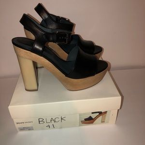 Milly | Shoes | Milky Samba Leather Platform Sandalblk4 | Poshmark